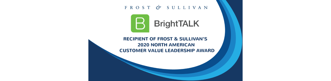 BrightTALK Virtual Events Platform Commended by Frost & Sullivan