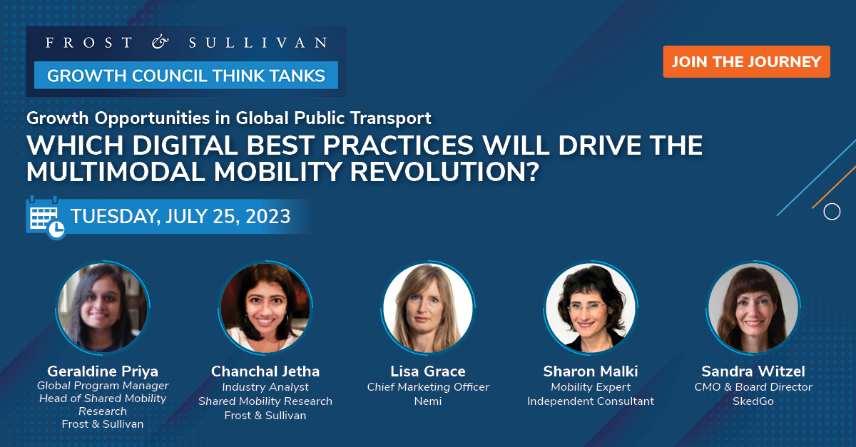 Which digital best practices drive the multimodal mobility revolution? - Frost & Sullivan